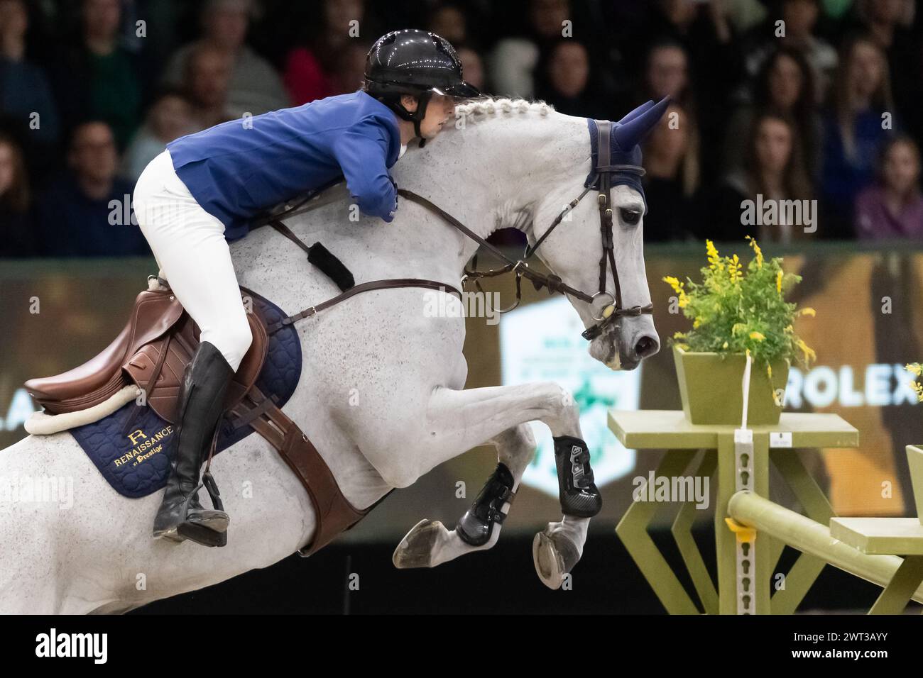 Denbosch, Netherlands - March 10, 2024. Martin Fuchs of Switzerland ...