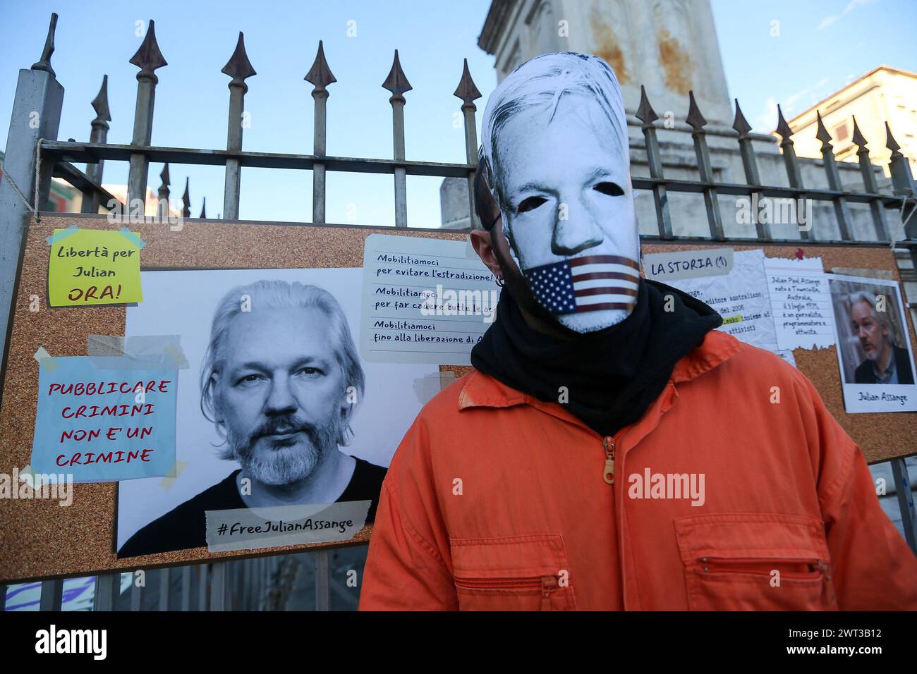 Démonstration de julian assange hi-res stock photography and images - Alamy