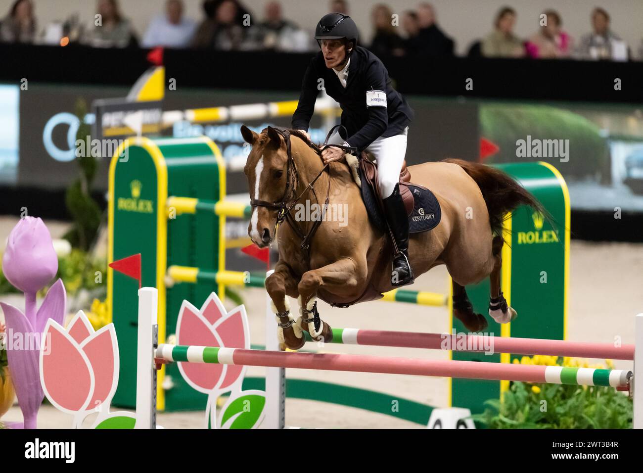 Denbosch, Netherlands - March 10, 2024. Henrik Von Eckermann of Sweden ...