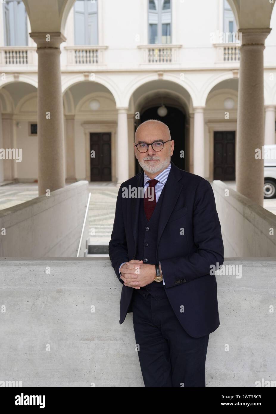 Milan, Italy. 15th Mar, 2024. Milan - Angelo Crespi, new director of ...