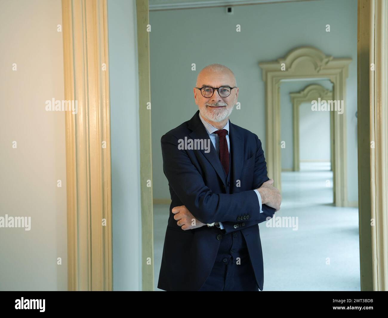 Milan, Italy. 15th Mar, 2024. Milan - Angelo Crespi, new director of ...