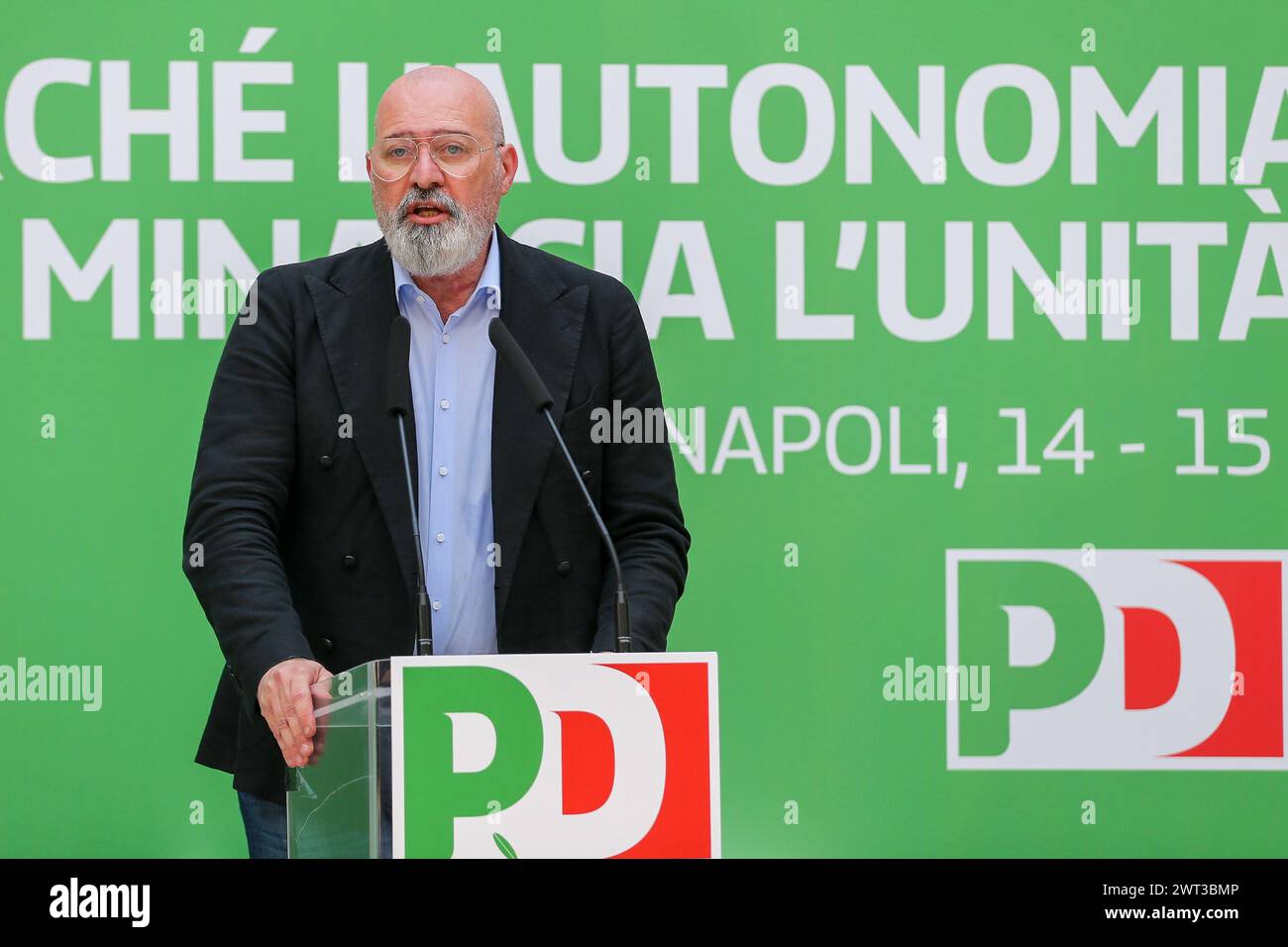 Stefano Bonaccini, president of the Democratic Party, during the ...