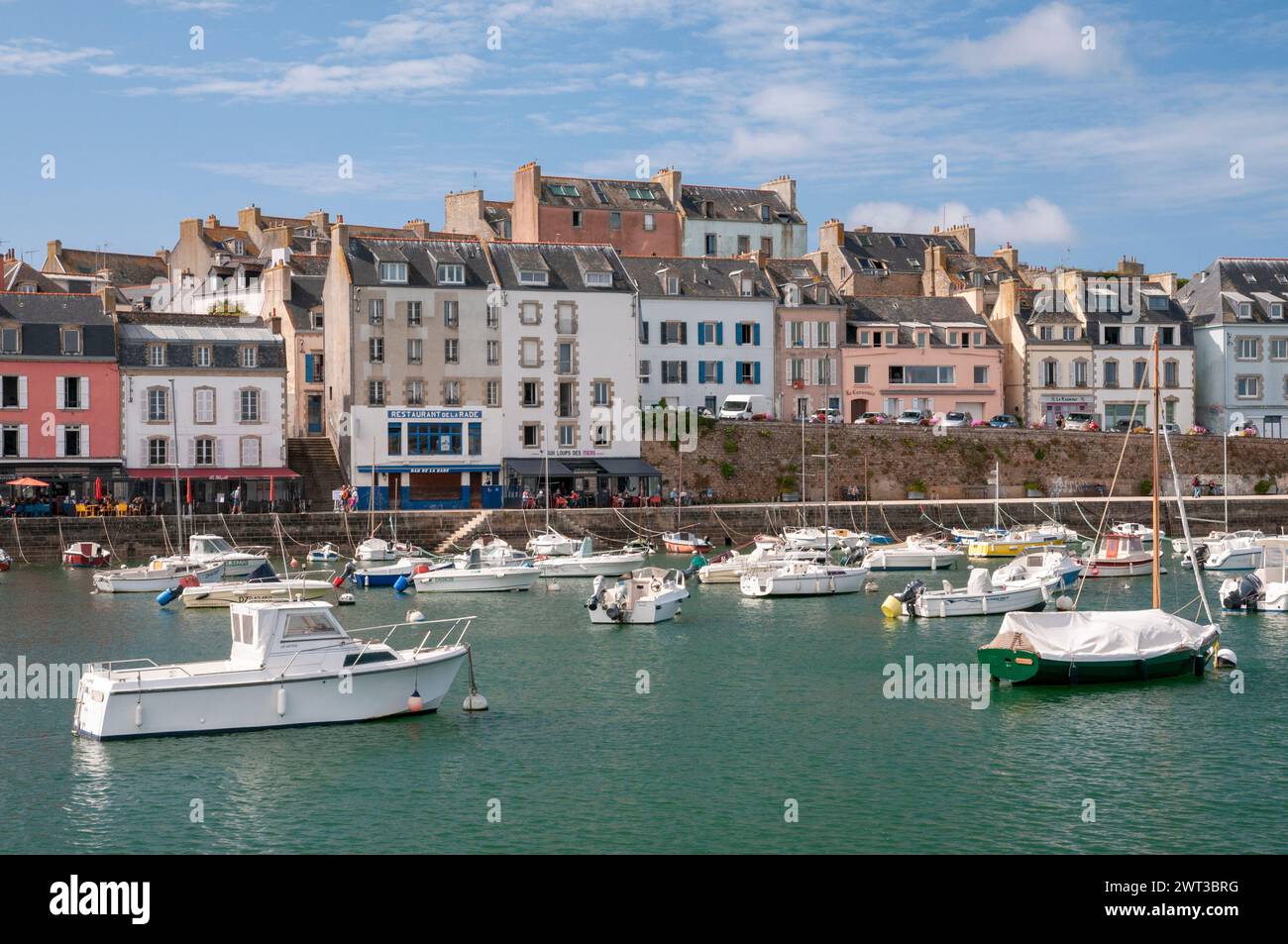 Rosmeur harbour, Douarnenez, Finistere (29), Brittany, France Stock ...