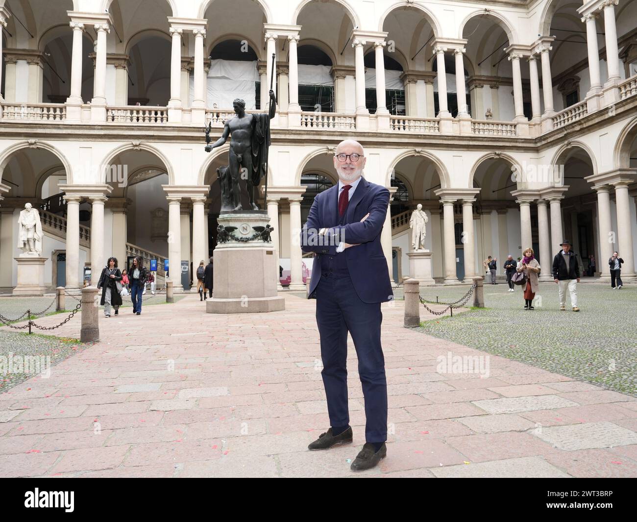 Milan, Italy. 15th Mar, 2024. Milan - Angelo Crespi, new director of ...
