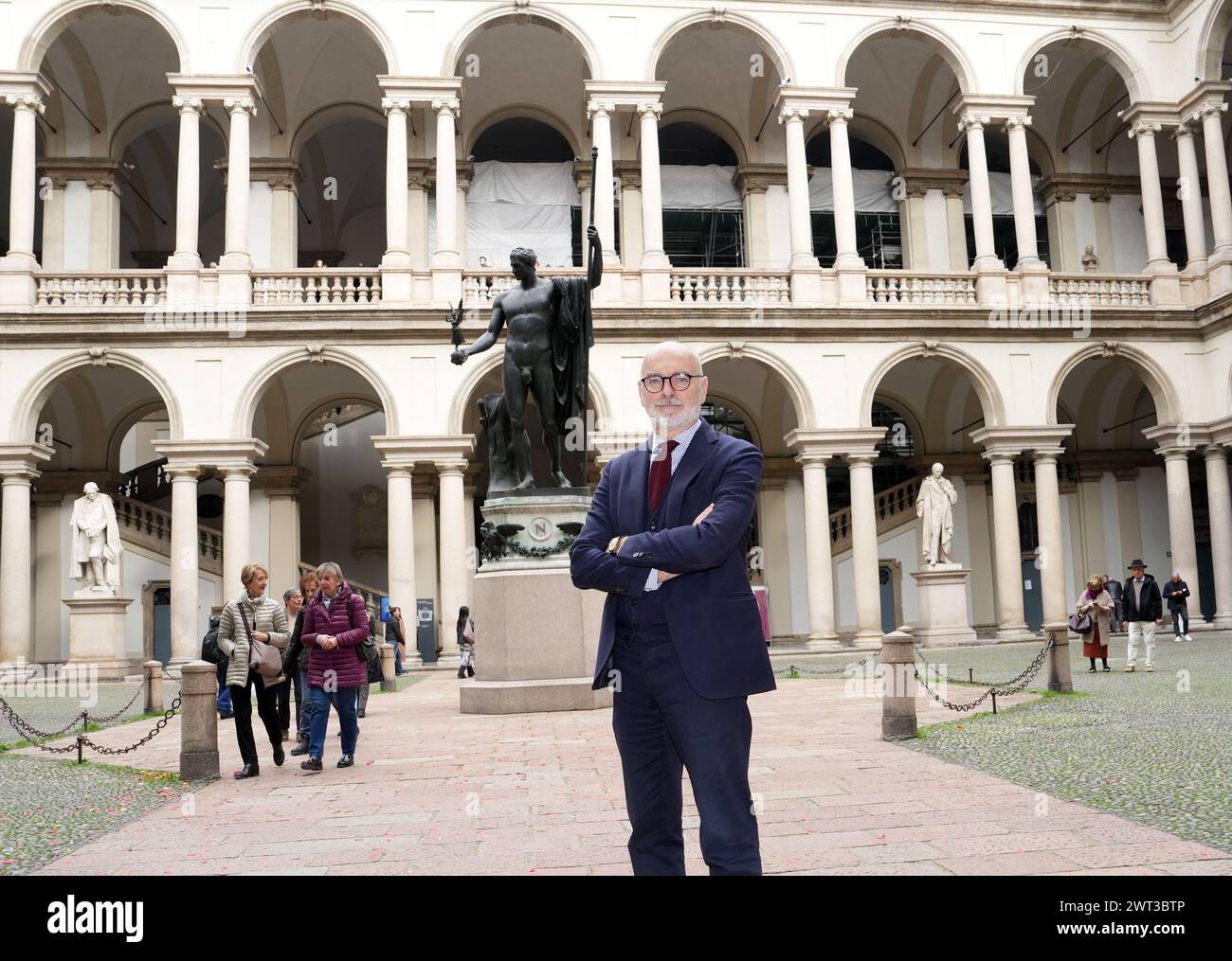 Milan, Italy. 15th Mar, 2024. Milan - Angelo Crespi, new director of ...