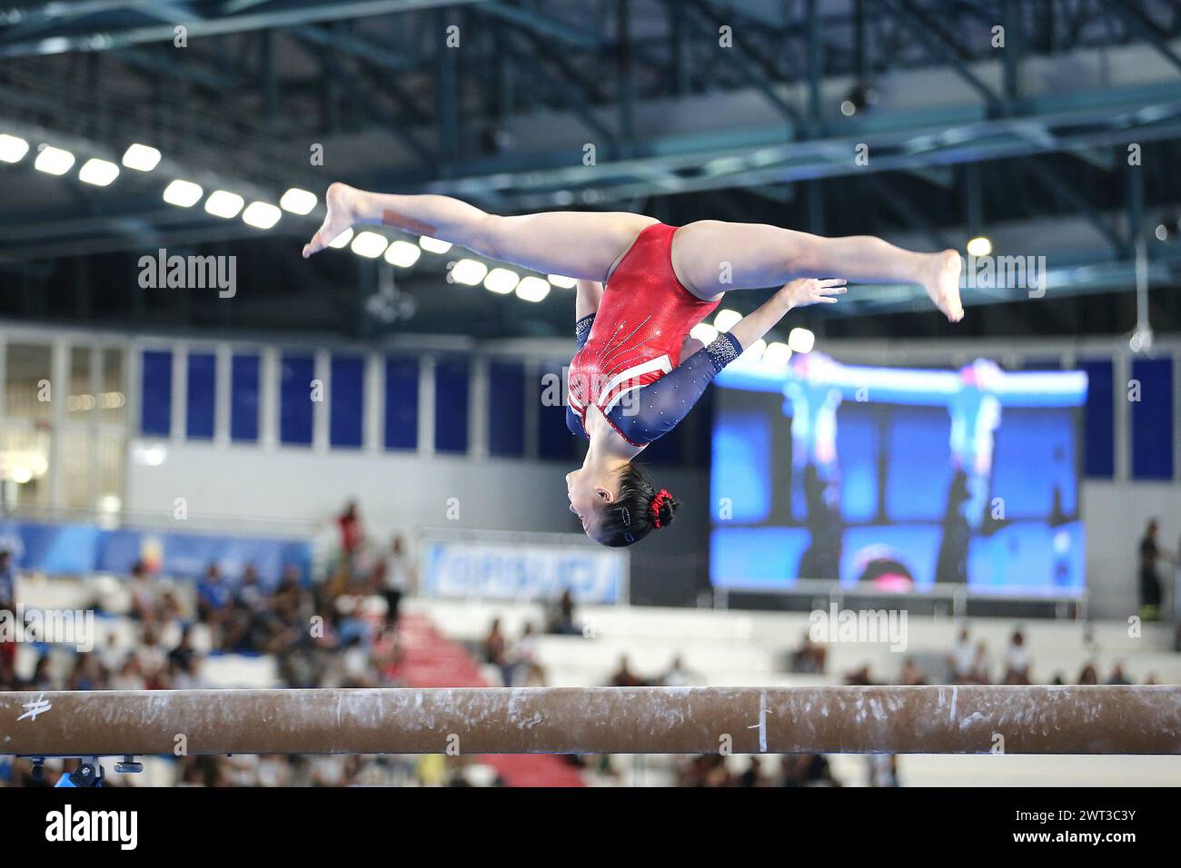 Ko-Ching Fang of Chinese Taipei during the competition of the final ...