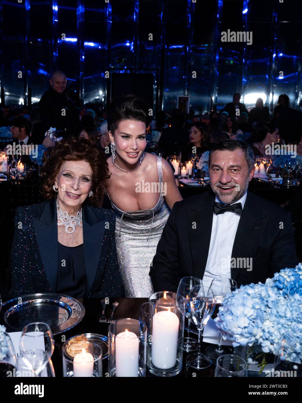 Sophia Loren, Endi Demneri, Giorgio Damiani Damiani Gala Dinner - 100 ...