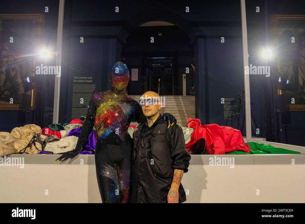 London, UK, 15th March, 2024. Francesco Colucci known for his window ...