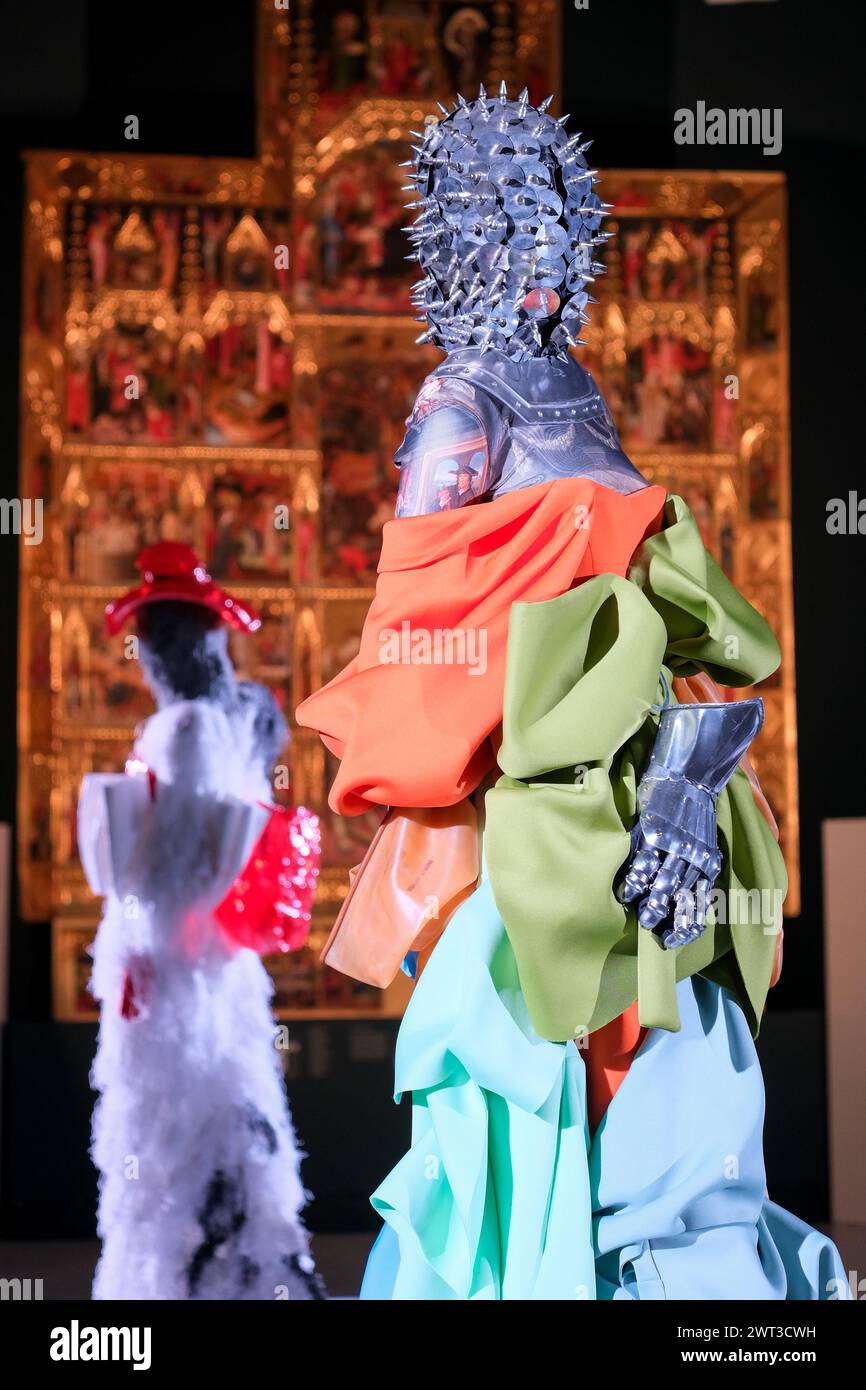 London, UK, 15th March, 2024. Francesco Colucci known for his window ...