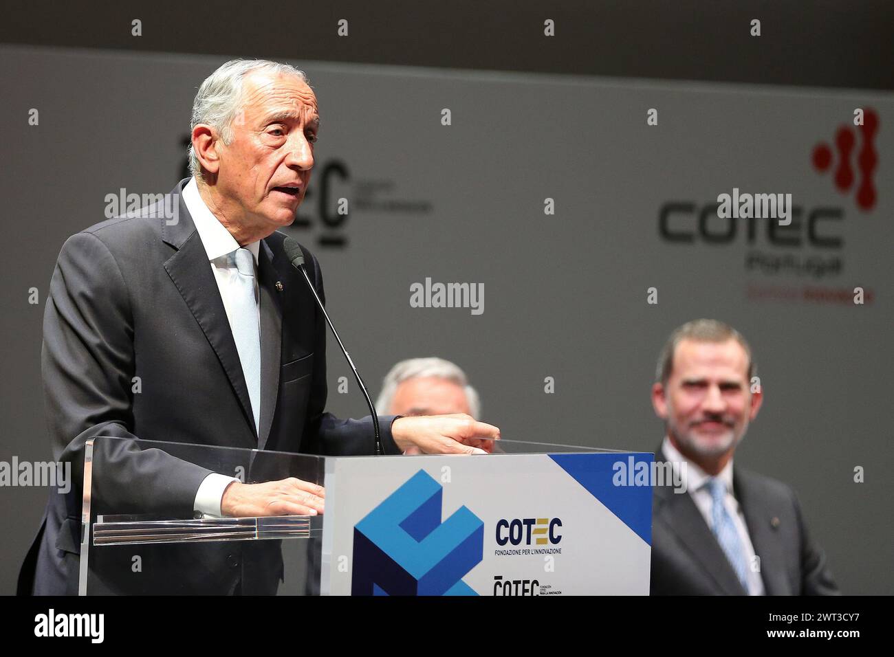 The President of the Portugal, Marcelo Rebelo de Sousa, at the San ...