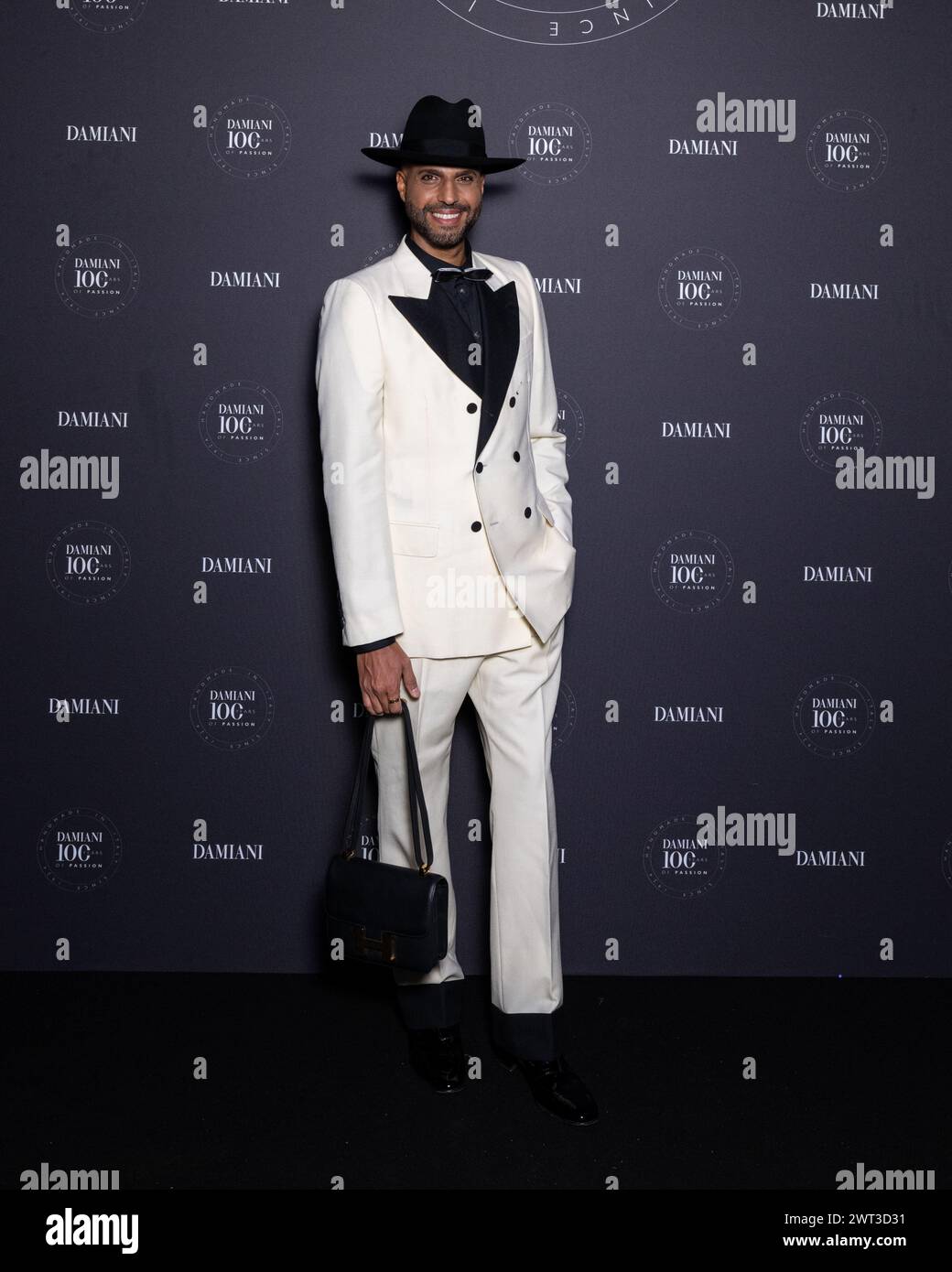 Jonathan Kashanian Damiani Gala Dinner - 100 Years of Passion Backdrop ...