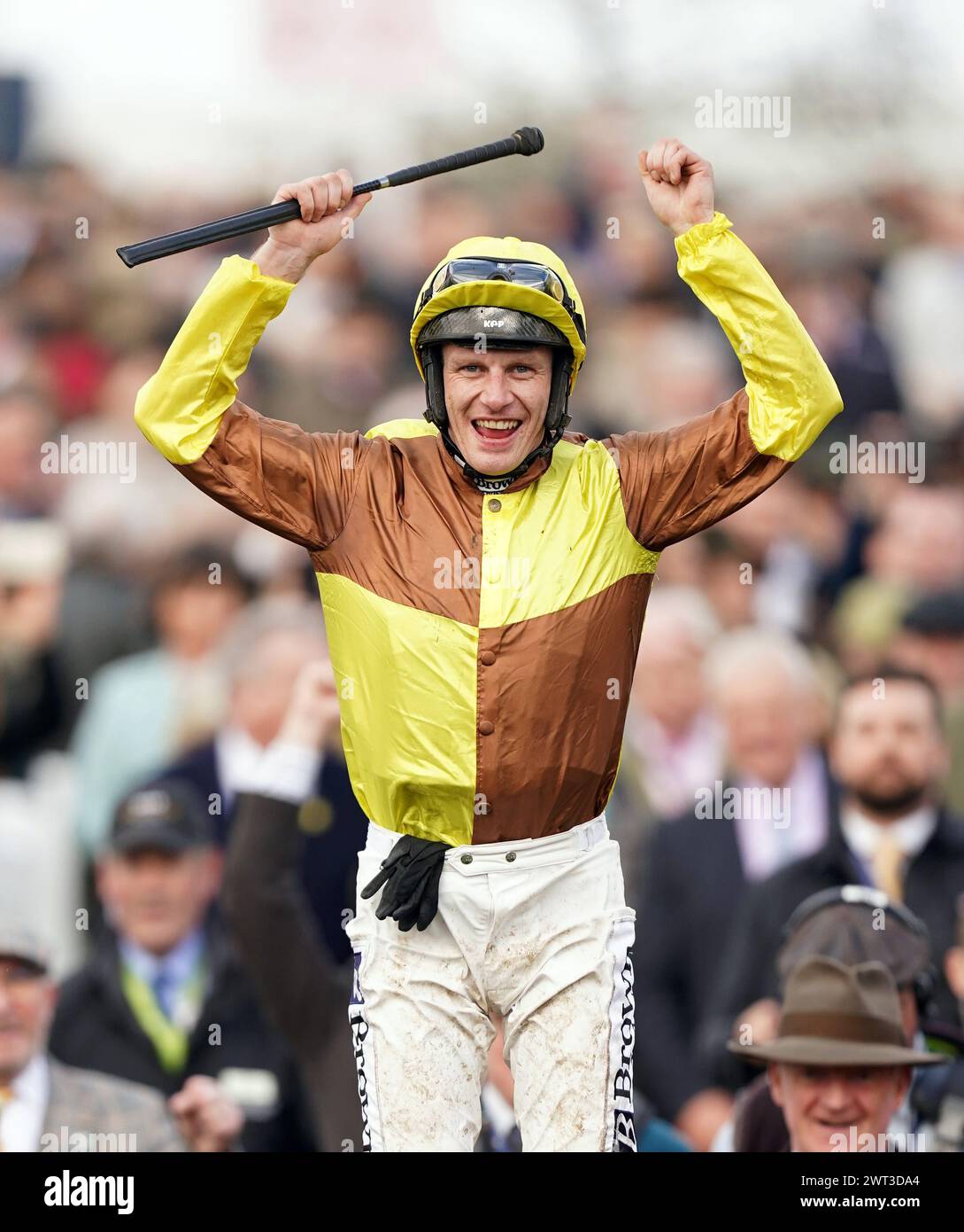 Paul Townend aboard Galopin Des Champs after winning the Boodles ...
