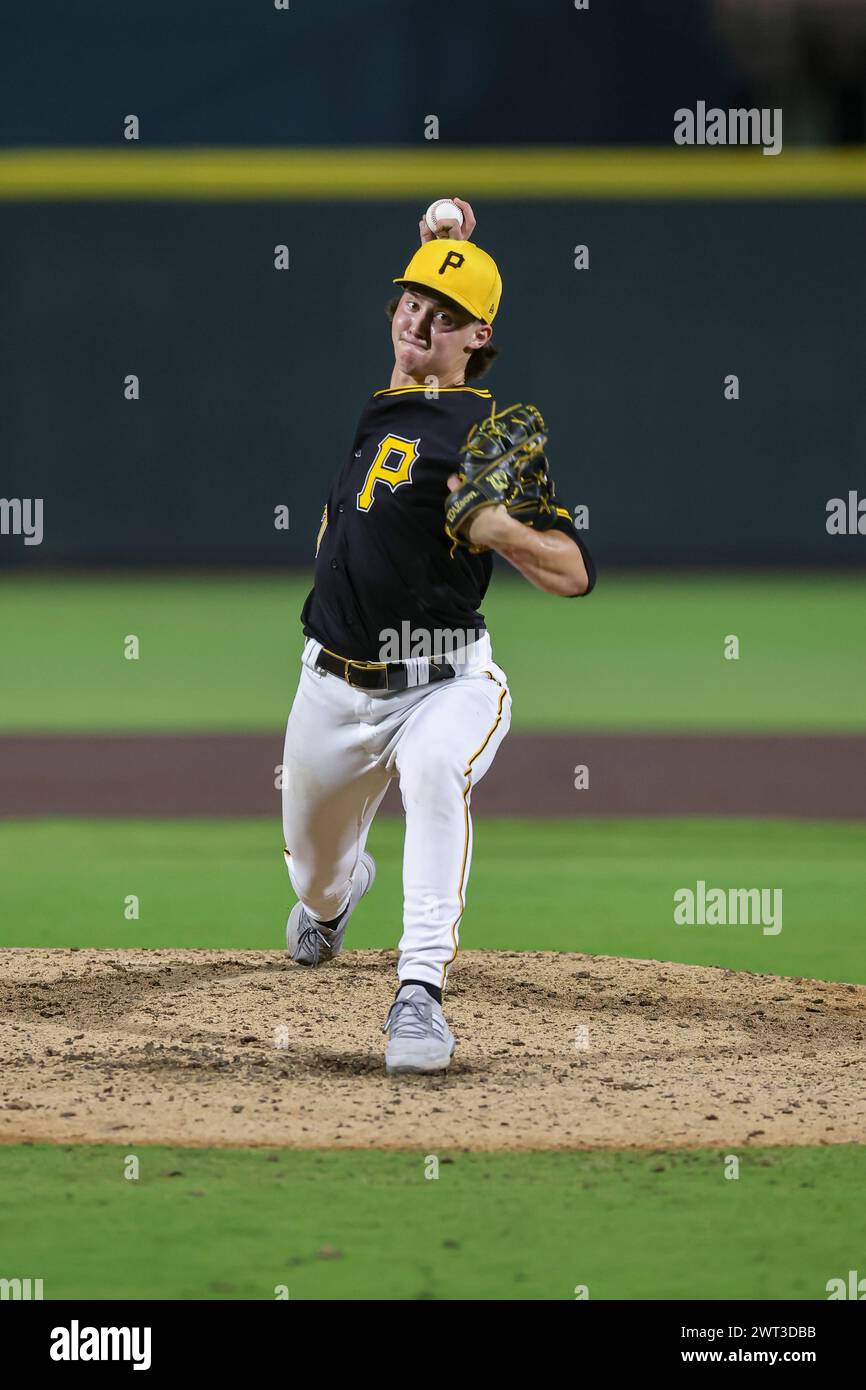 Bradenton, FL: Pittsburgh Pirates pitcher Bubba Chandler (57) delivers ...
