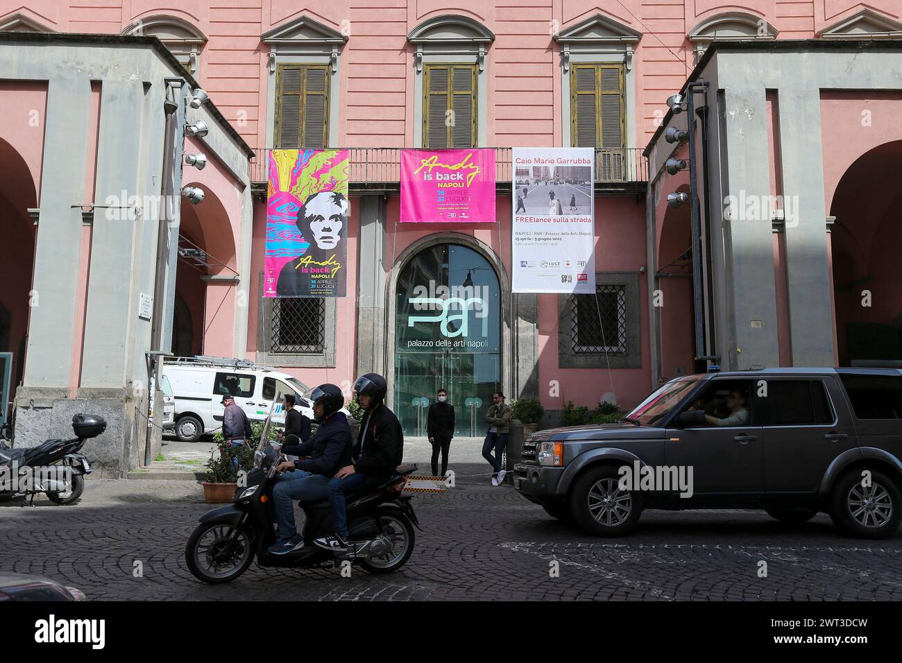 An external view of the PAN (palace of the arts of Naples) , the museum ...