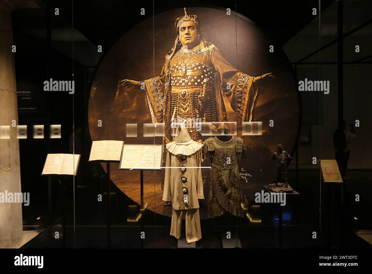 A view of the Caruso Museum, with a memorabilia, dedicated to the ...