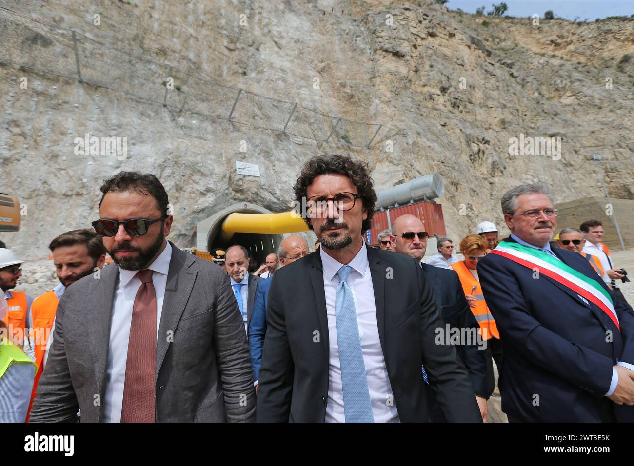 The Italian Minister of Infrastructure and Transport, Danilo Toninelli ...