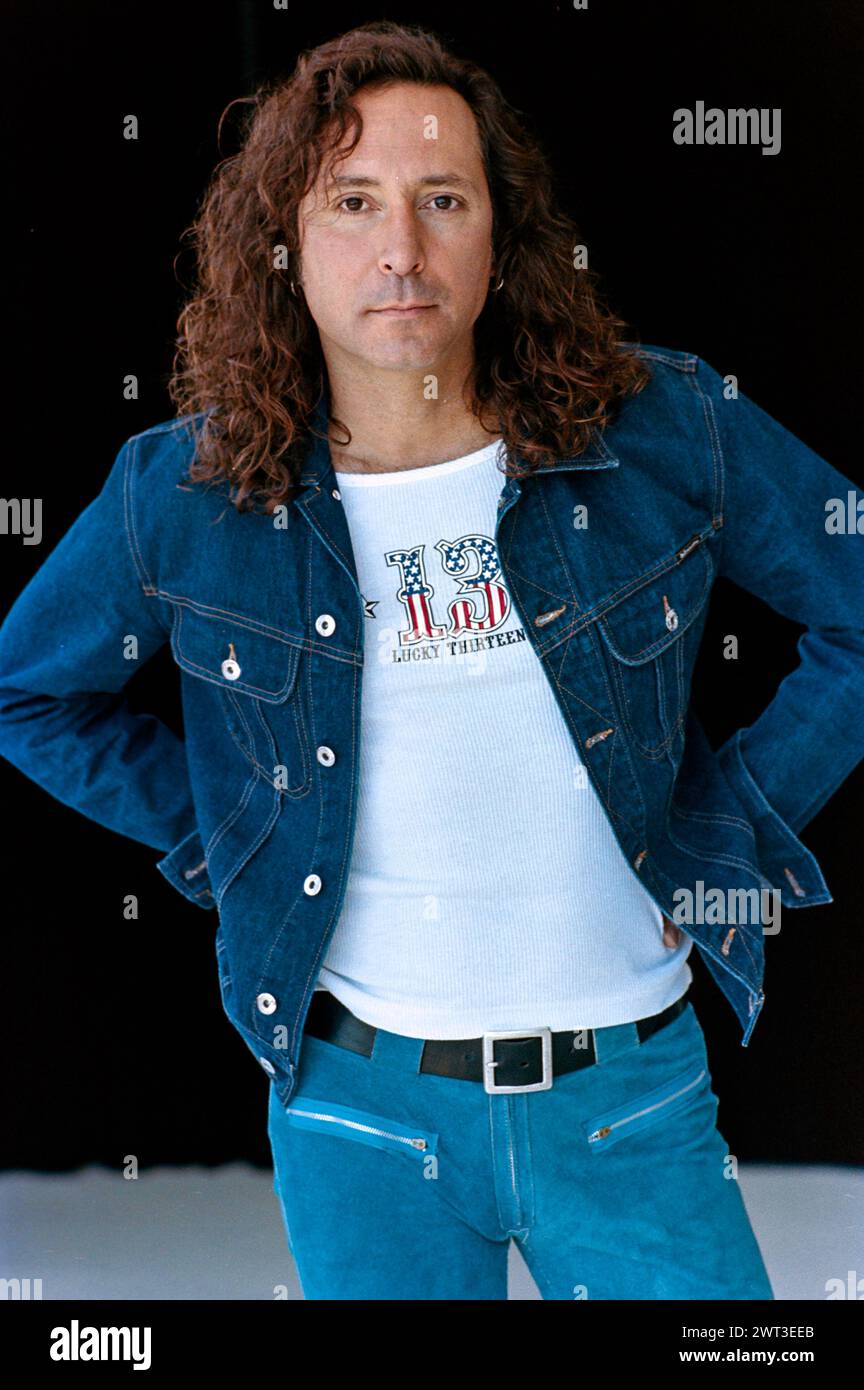Steve Augeri Pictured during a photoshoot in San Francisco, California ...