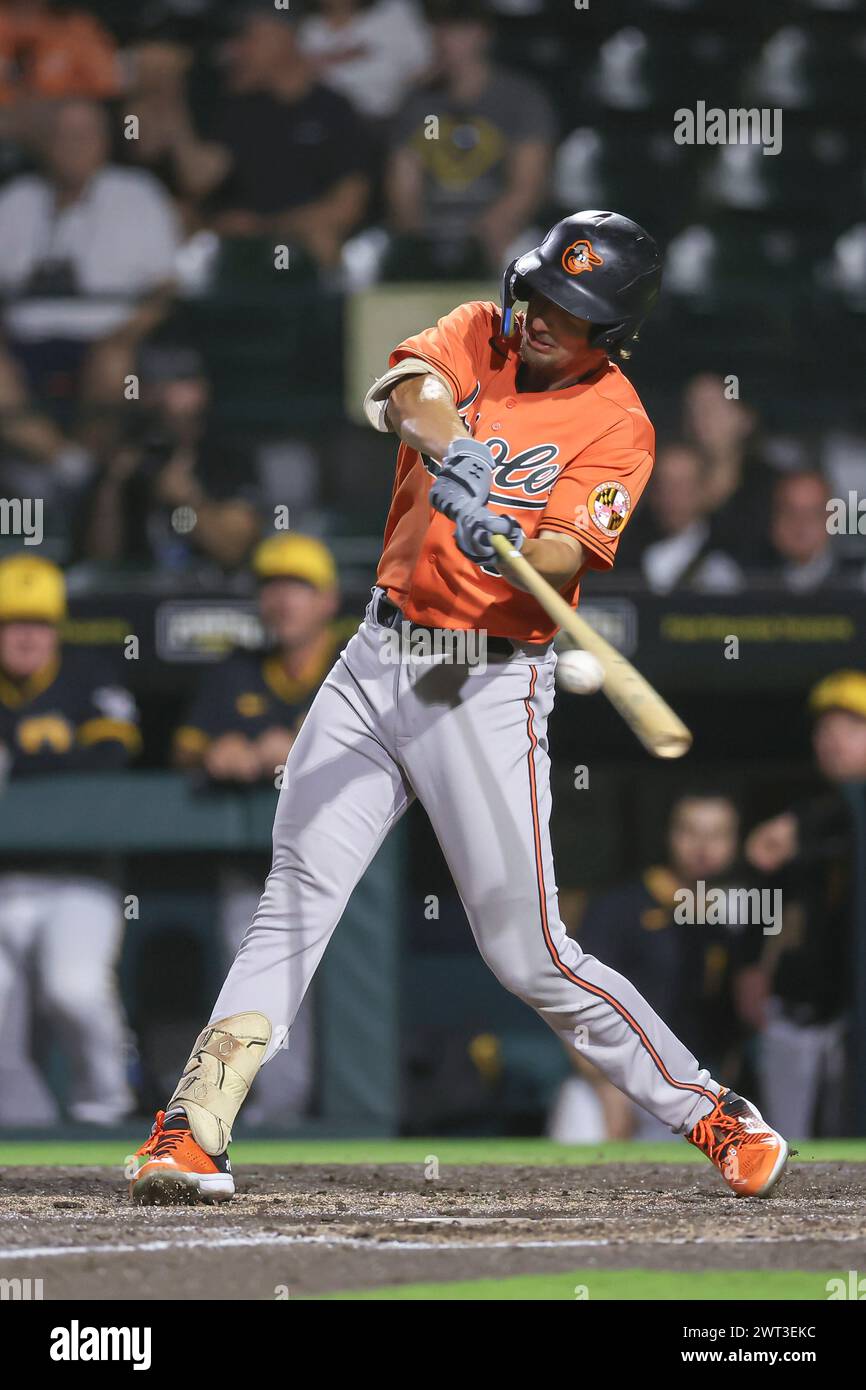 Bradenton, USA. 14th Mar, 2022. Bradenton, FL: Baltimore Orioles left ...