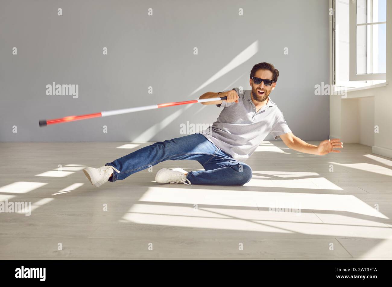 Blind cane floor hi-res stock photography and images - Alamy