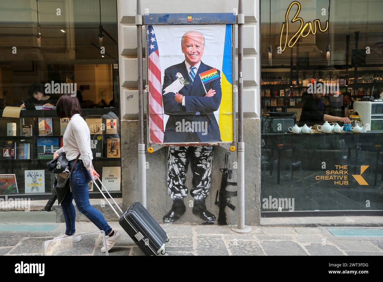 The president of the United States of America, Joe Biden, depicted in ...