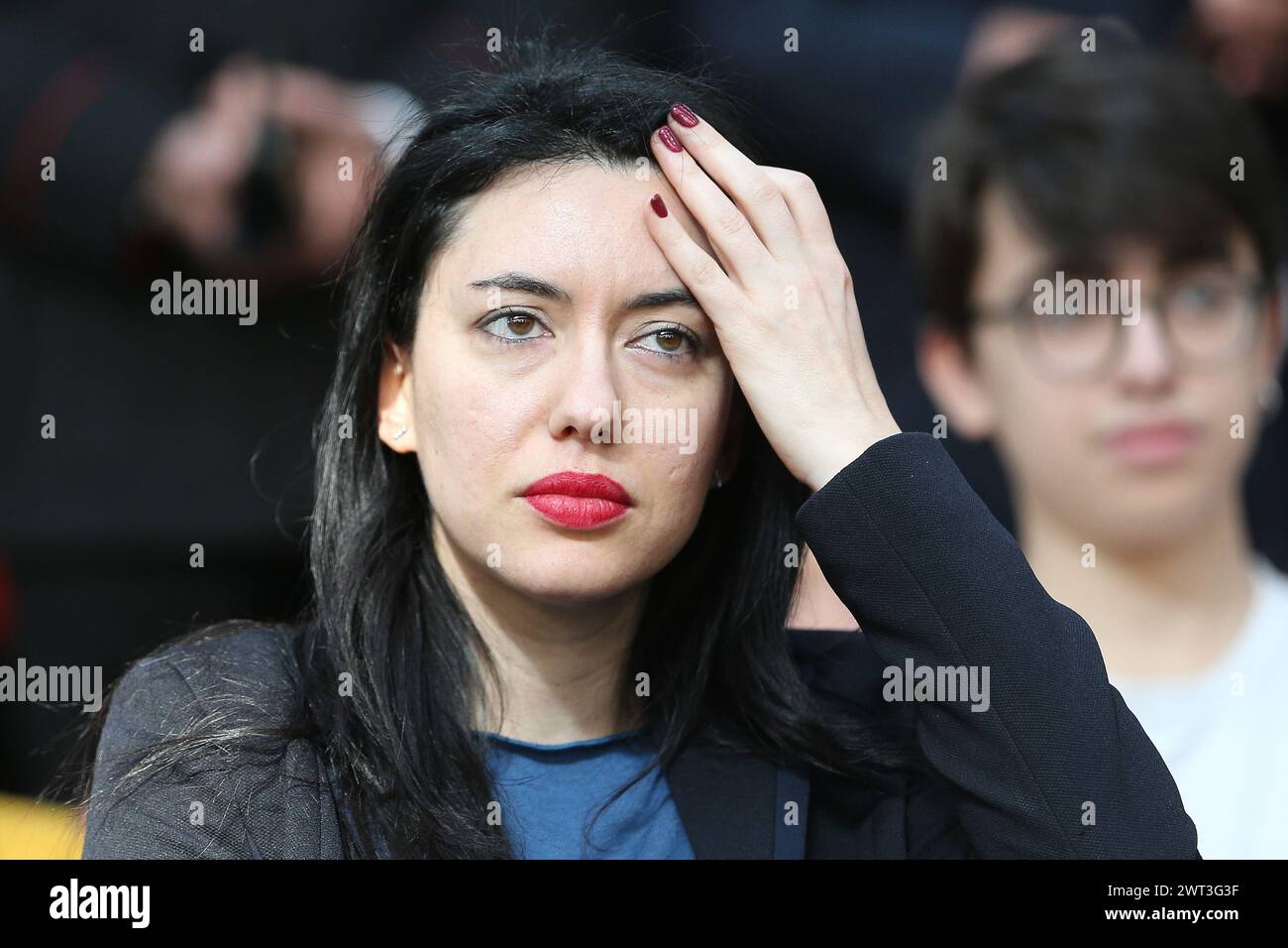 The Italian Minister of Education, Lucia Azzolina, during the Together ...