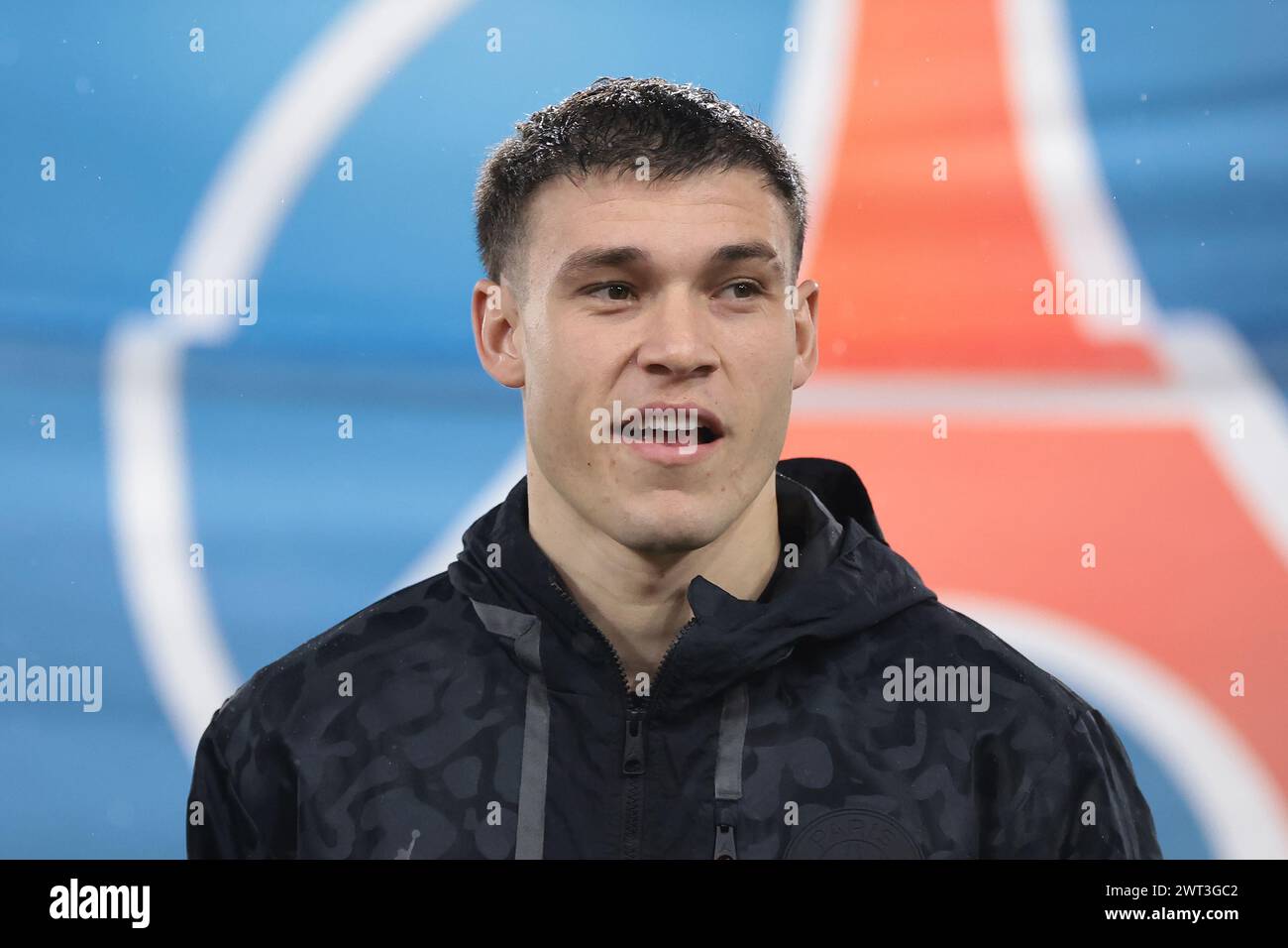 Monaco, Monaco, 1st March 2024. Manuel Ugarte of PSG reacts during the ...
