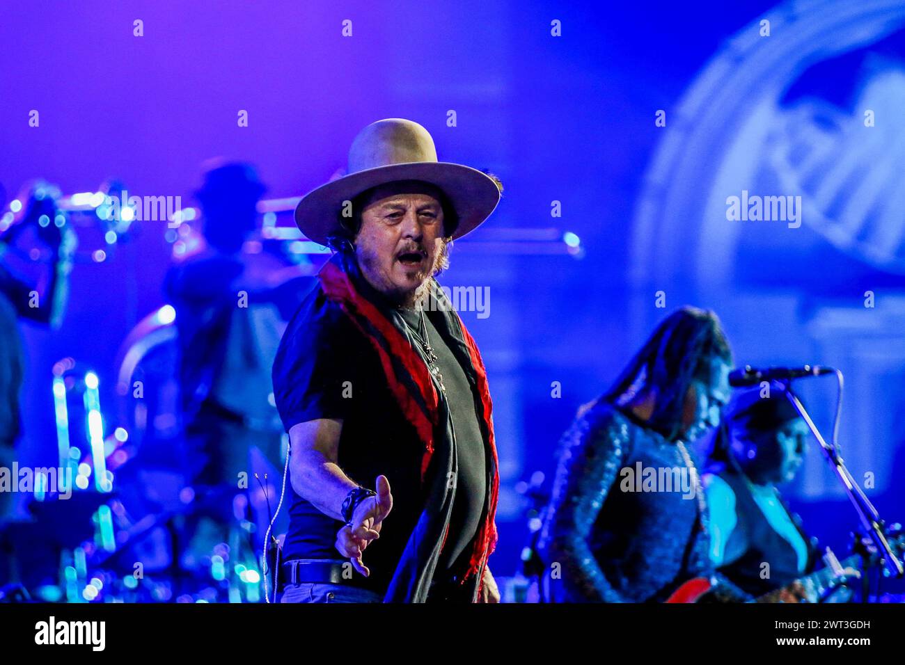 The Italian rock singer, Zucchero "Sugar" Fornaciari, during the World ...