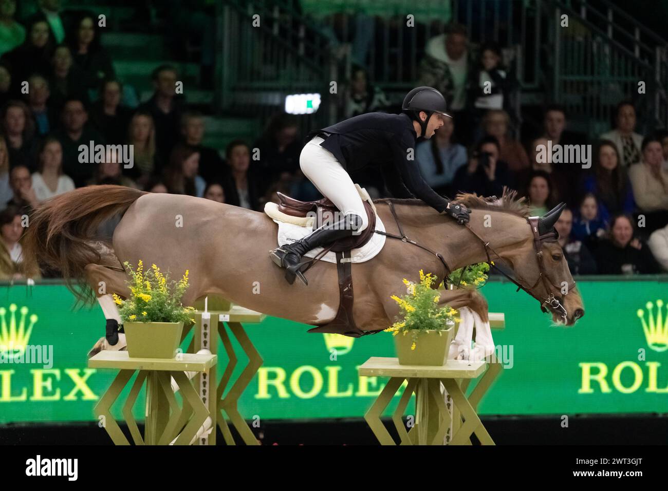 Denbosch, Netherlands - March 10, 2024. Pieter Devos of Belgium and ...