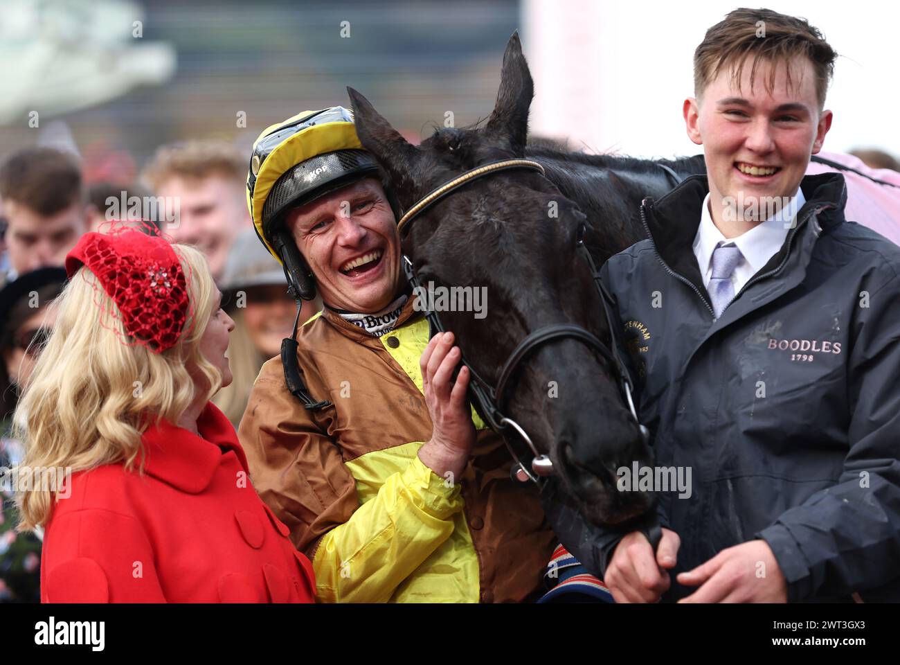Audrey Turley, Paul Townend and Adam Connolly after winning the Boodles ...
