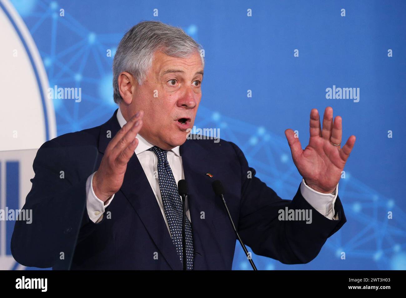 The vice president of the political party "Forza Italia", Antonio ...