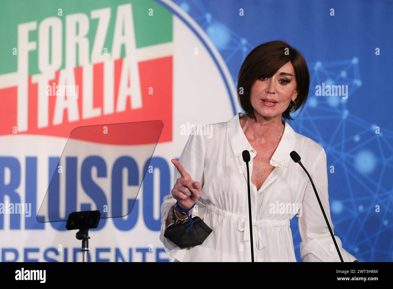 Anna Maria Bernini, member of the political party "Forza Italia ...