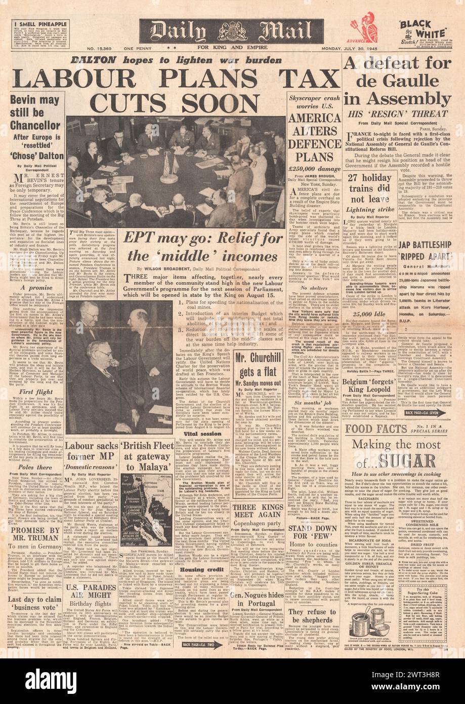 Daily mail newspaper tax hi-res stock photography and images - Alamy