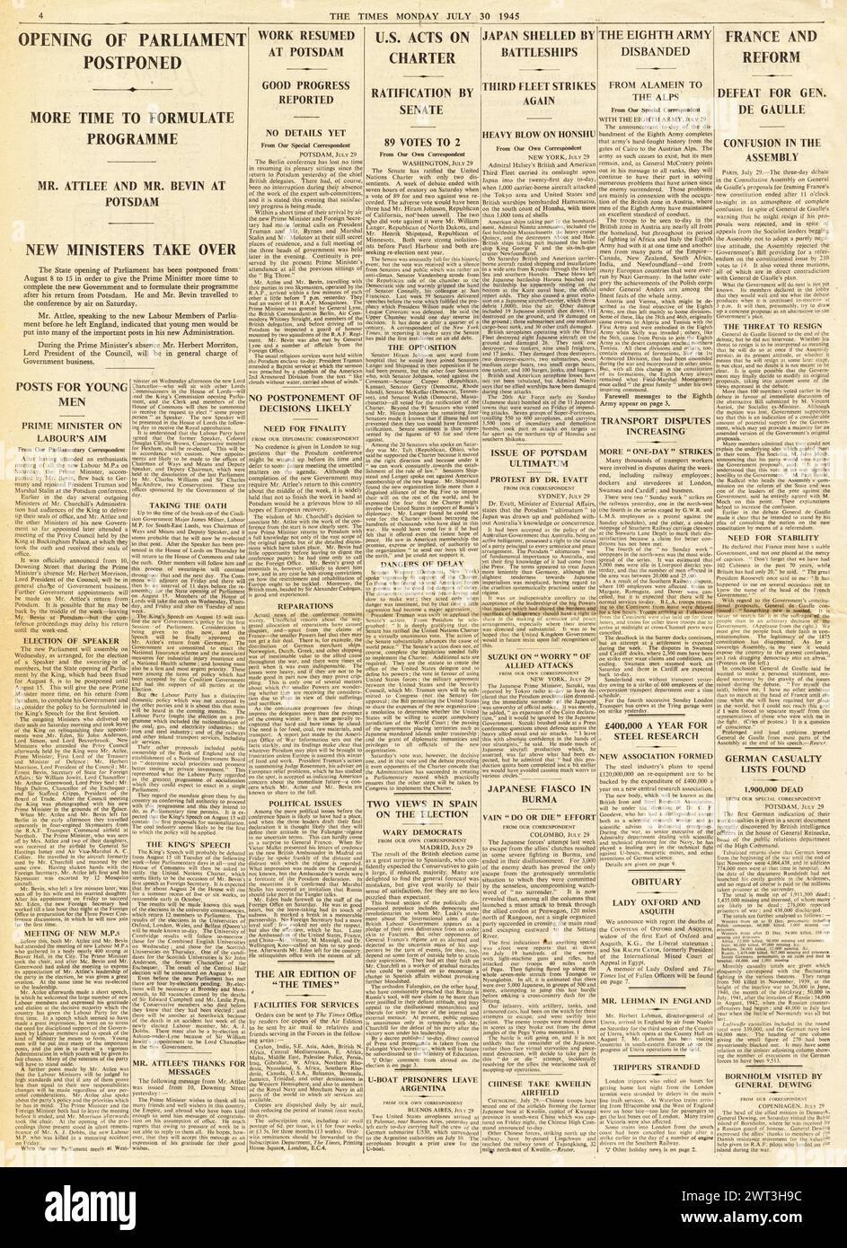 Conférence de potsdam hi-res stock photography and images - Alamy