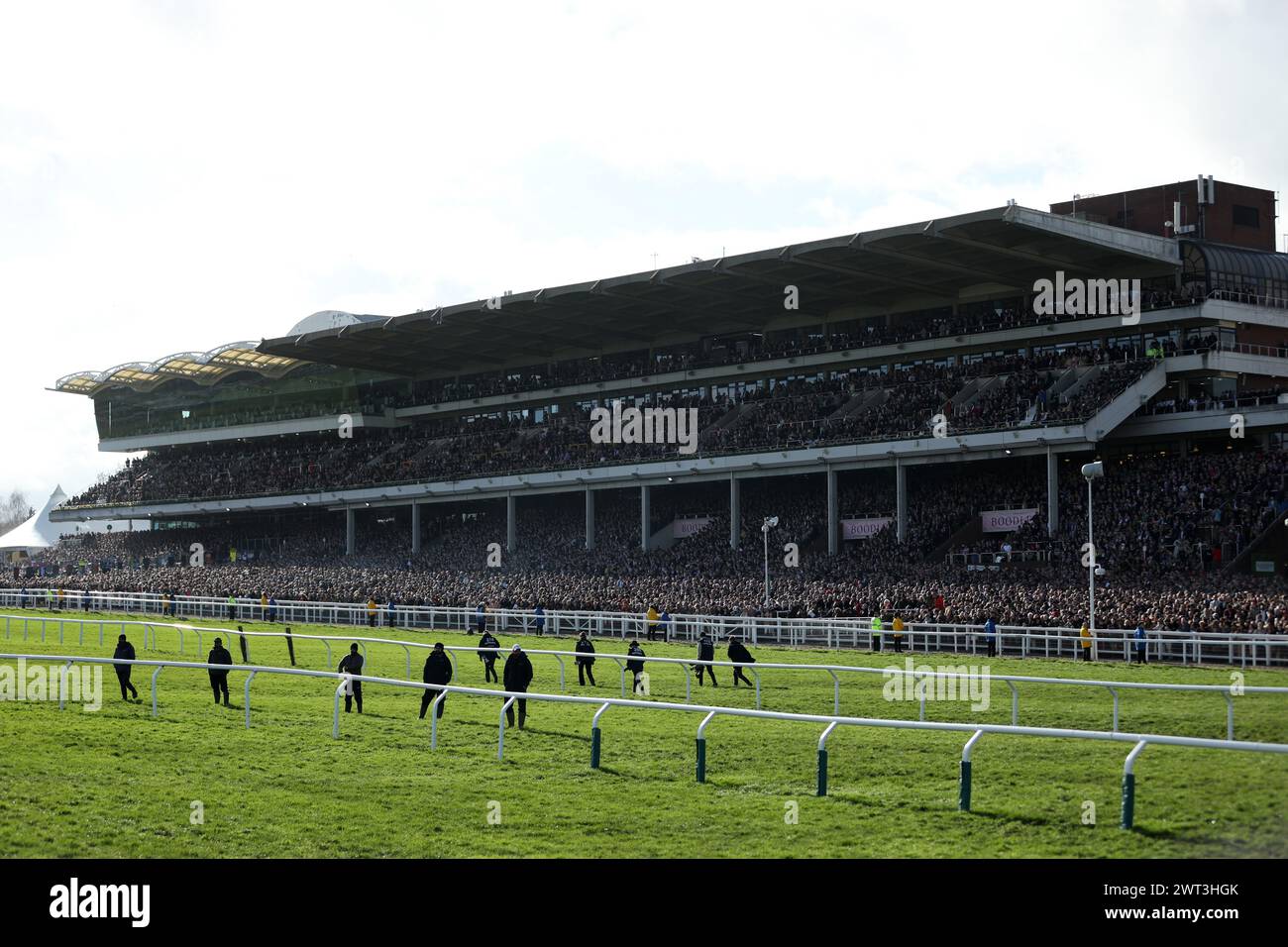 A general view of the grandstand on day four of the 2024 Cheltenham ...