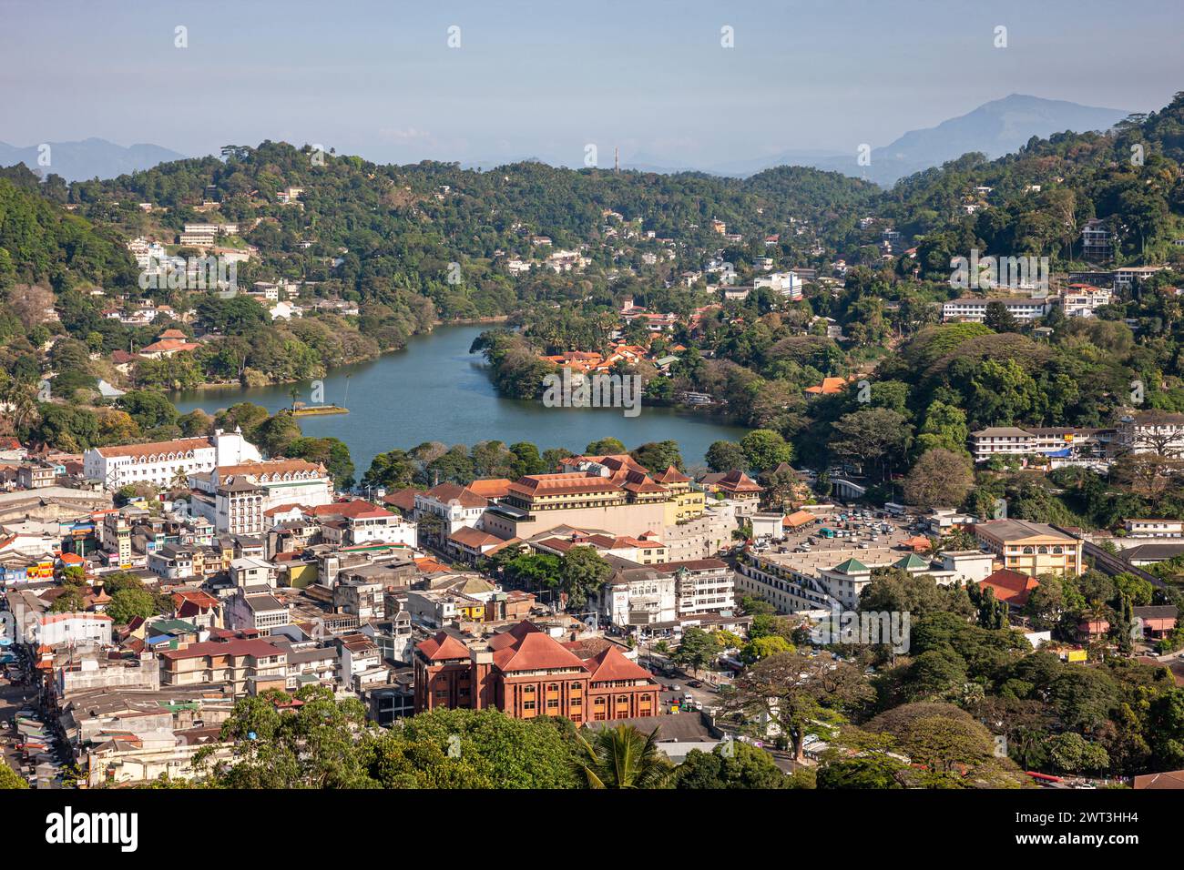 Sri Lanka, Kandy, City view Stock Photo - Alamy