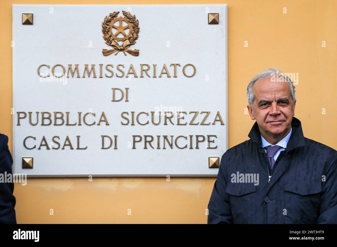 The Minister of the Interior, Matteo Piantedosi, at the inauguration of ...