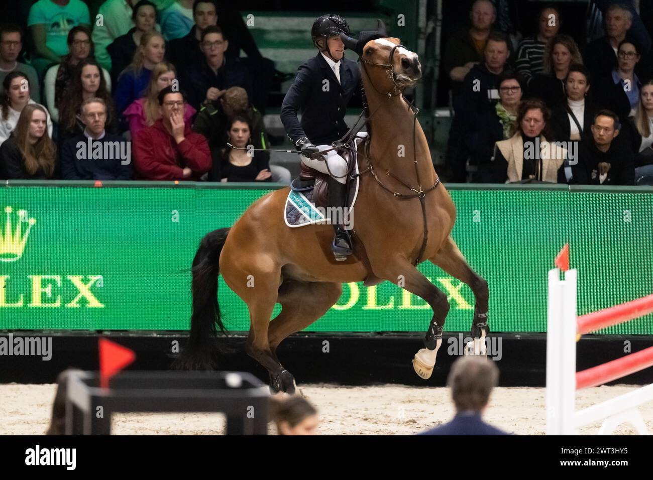 Denbosch, Netherlands - March 10, 2024. Kevin Staut of France and ...