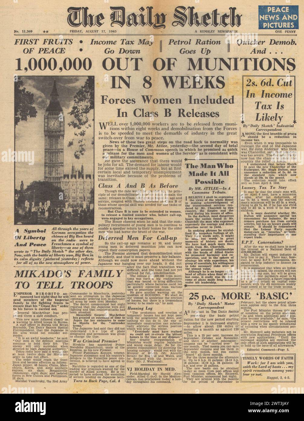 Emperor hirohito surrender hi-res stock photography and images - Alamy