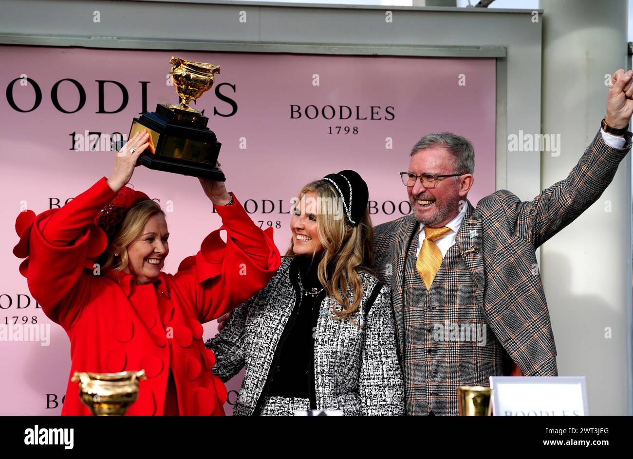 Owner Audrey Turley (left) and husband Greg Turley celebrate with the ...