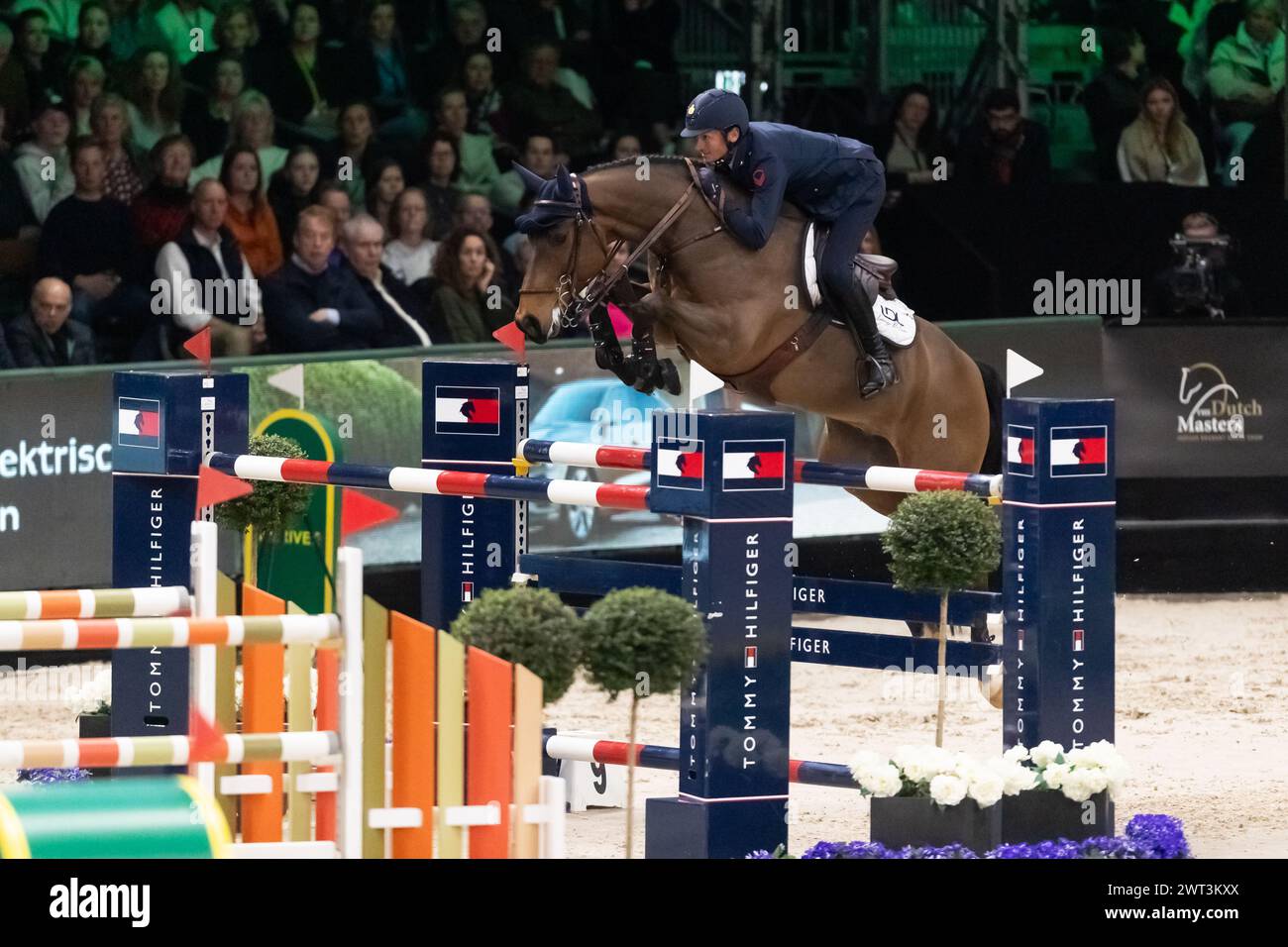 Denbosch, Netherlands - March 10, 2024. Lorenzo De Luca of Italy riding ...