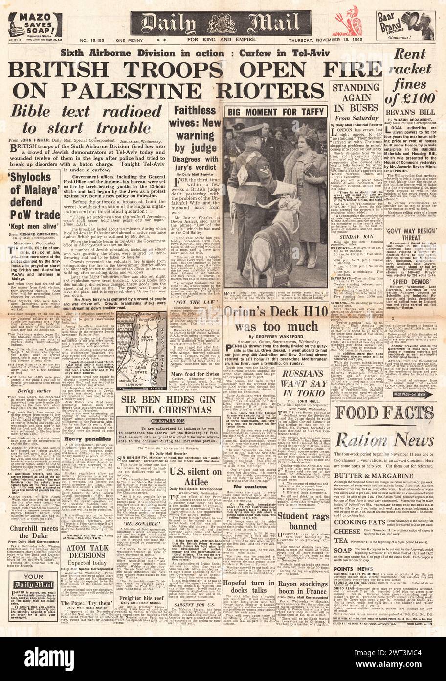 Newspaper front page riots hi-res stock photography and images - Alamy