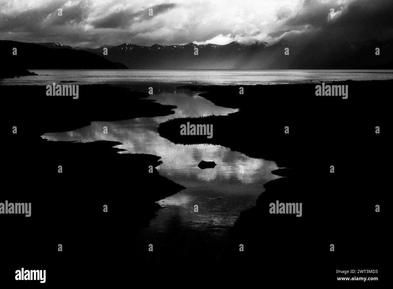 Ainsworth Bay, in the Tierra del Fuego region of Chile Stock Photo - Alamy