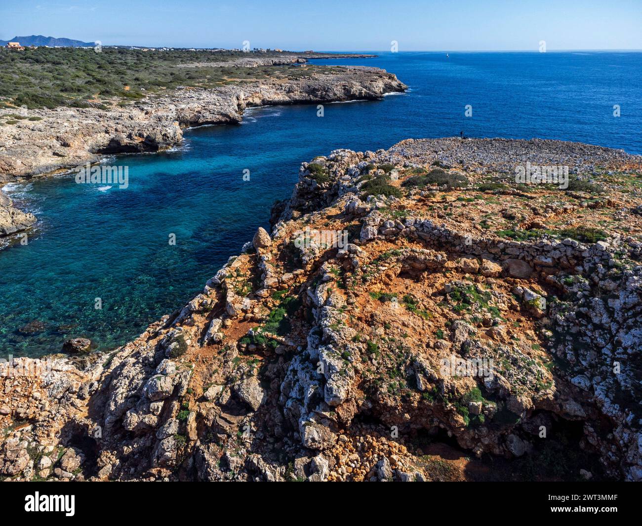Bronze Age archaeological site, sa Ferradura, pre-Talaiotic period ...