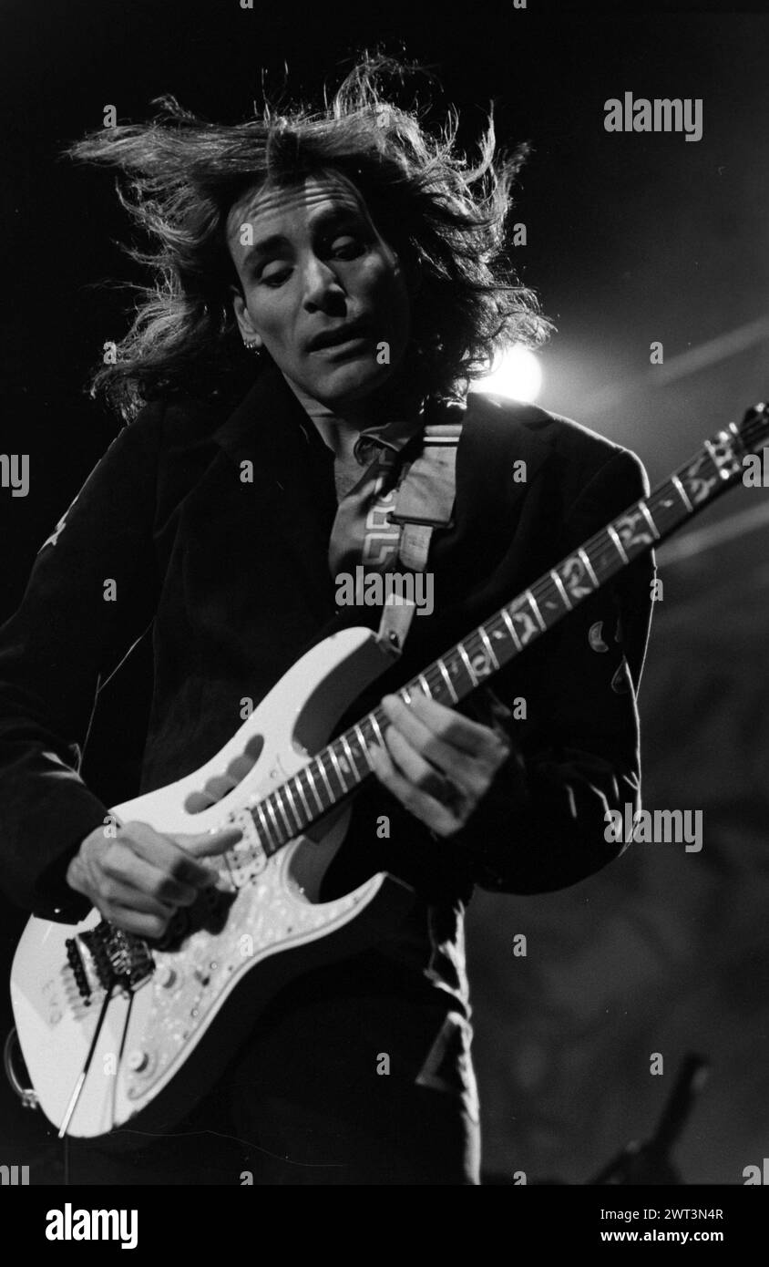 Steve Vai photographed in 2000 Concord, California. Credit: Ross Pelton ...