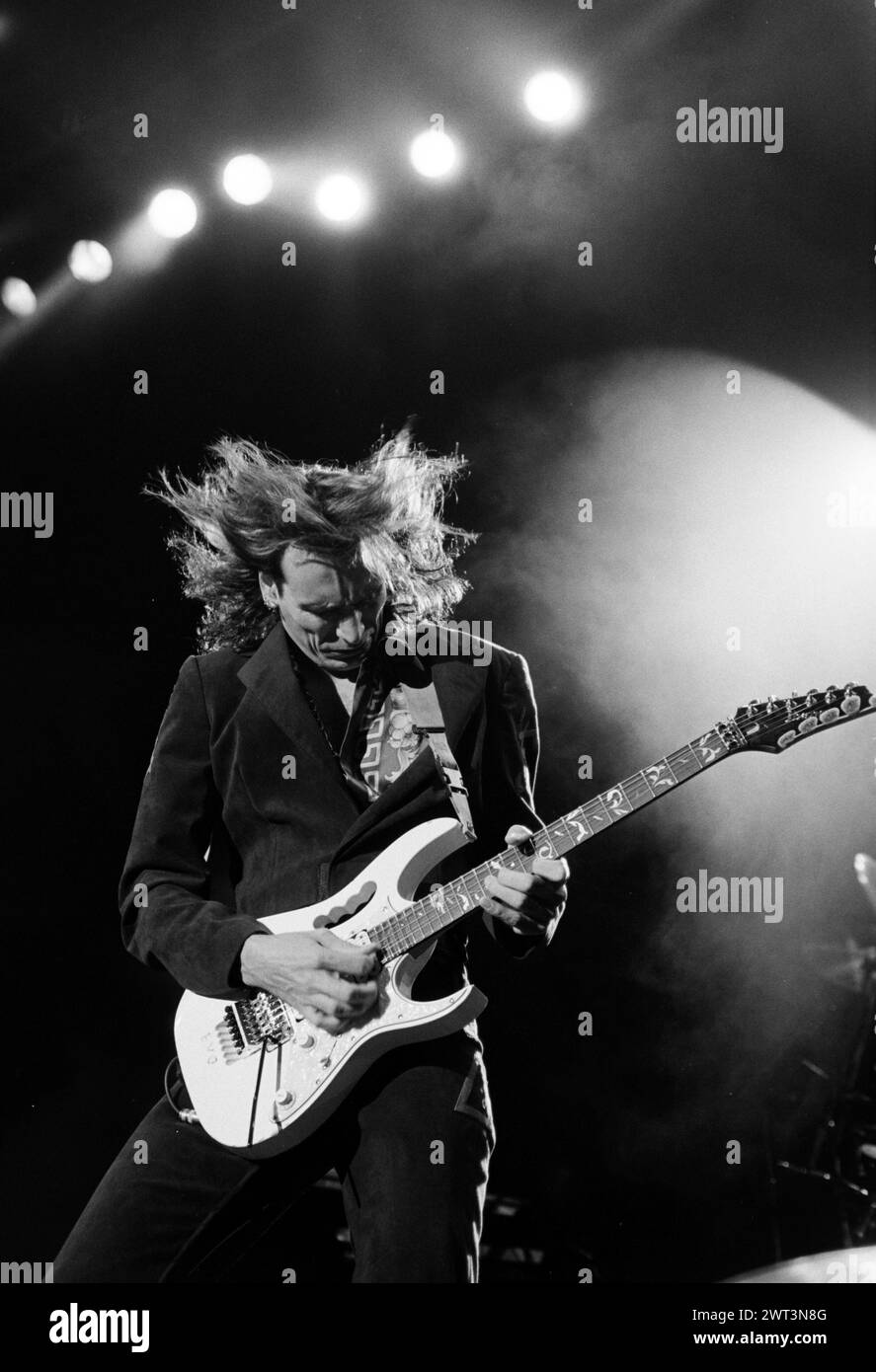 Steve Vai photographed in 2000 Concord, California. Credit: Ross Pelton ...