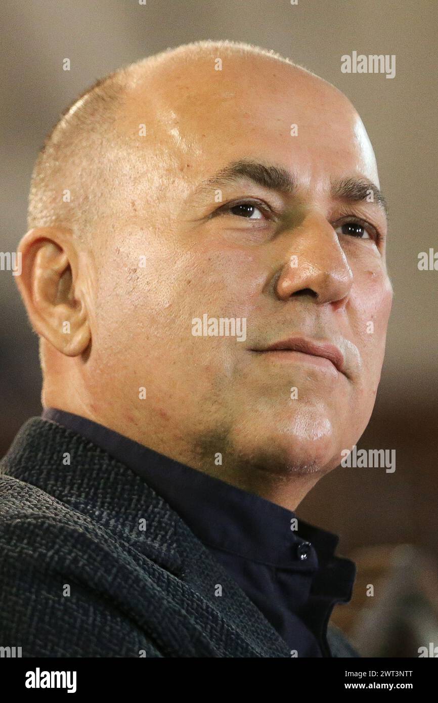 The film director, Ferzan Ozpetek, during the ceremony to confer the ...