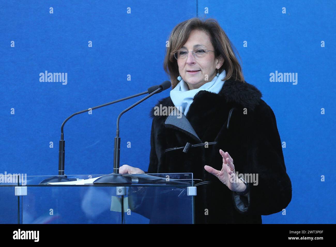 The Minister of Justice, Marta Cartabia, during the naming ceremony of ...
