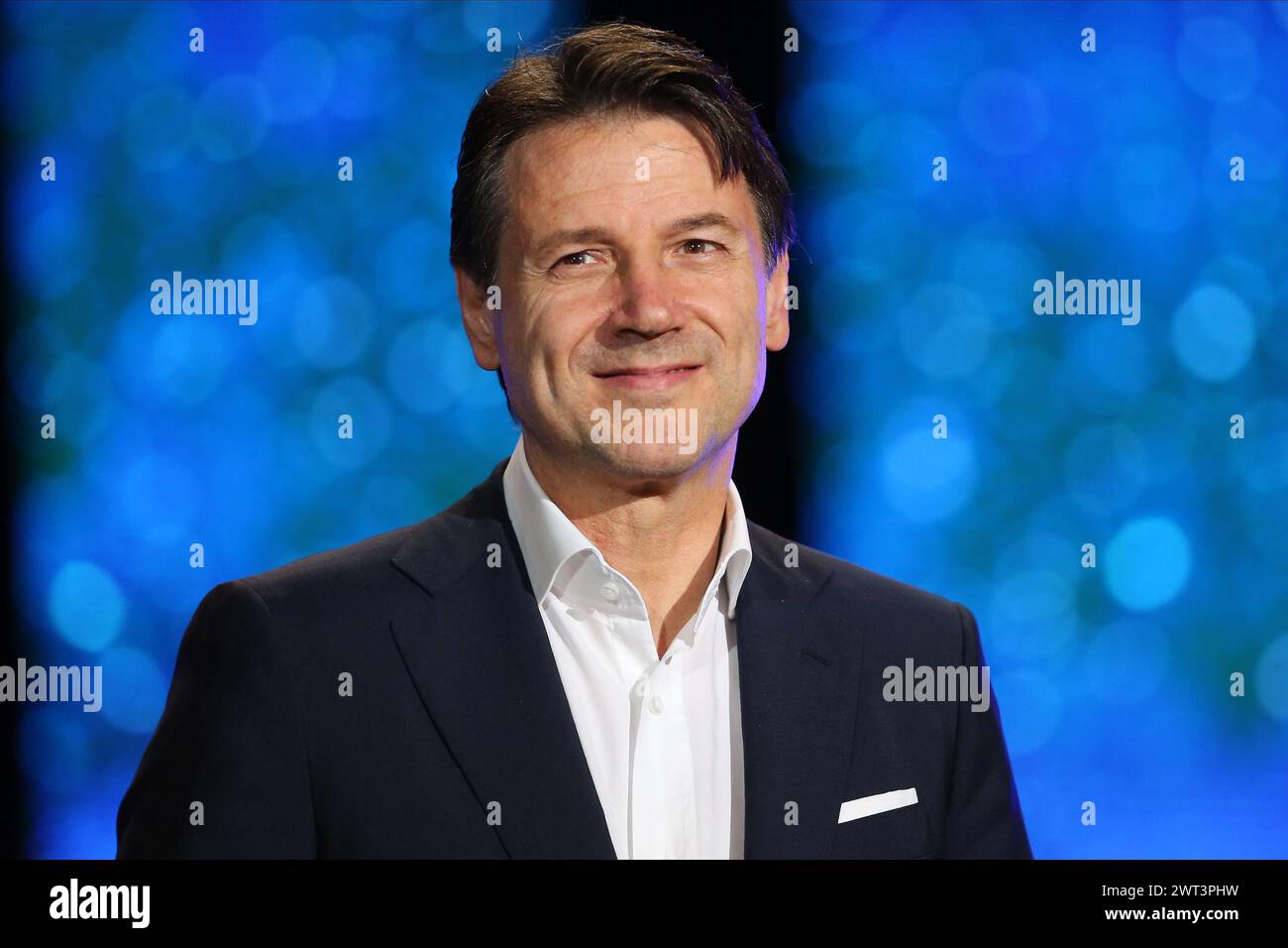 The President of the Italian Council, Giuseppe Conte, during the Italy ...