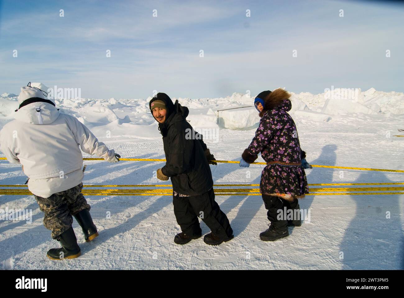 Inupiaq eskimo skin boat hi-res stock photography and images - Alamy