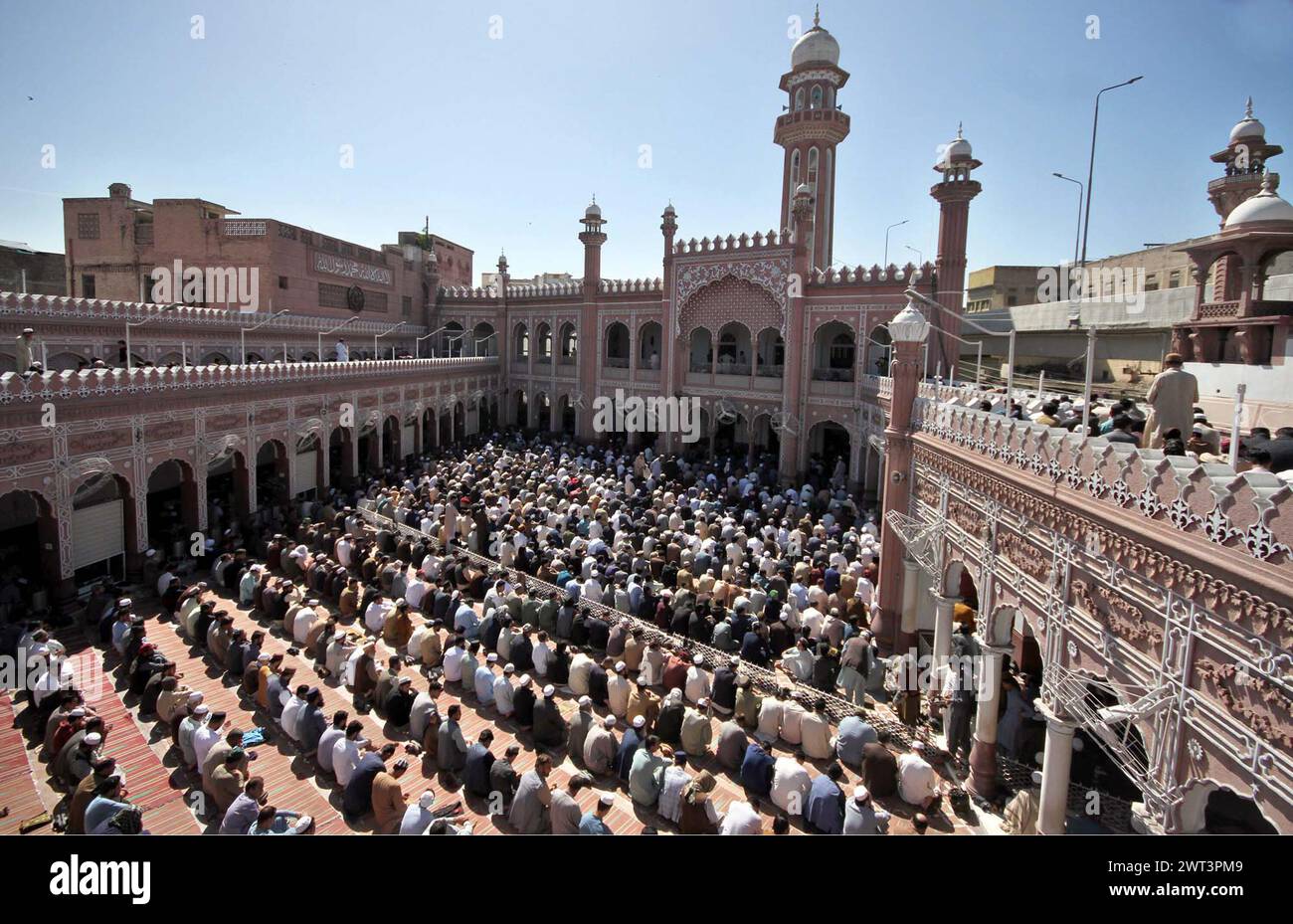 PESHAWAR, PAKISTAN, MAR 15: Faithful Muslims are offering 1st ...